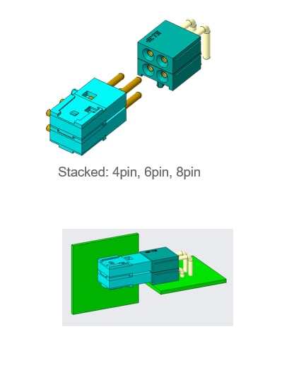 ICCON Slim Power Pins & Sockets - TE | Mouser